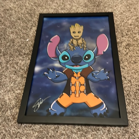 Disney | Wall Decor | Disneys Guardians Of The Galaxy Groot And Stitch ...